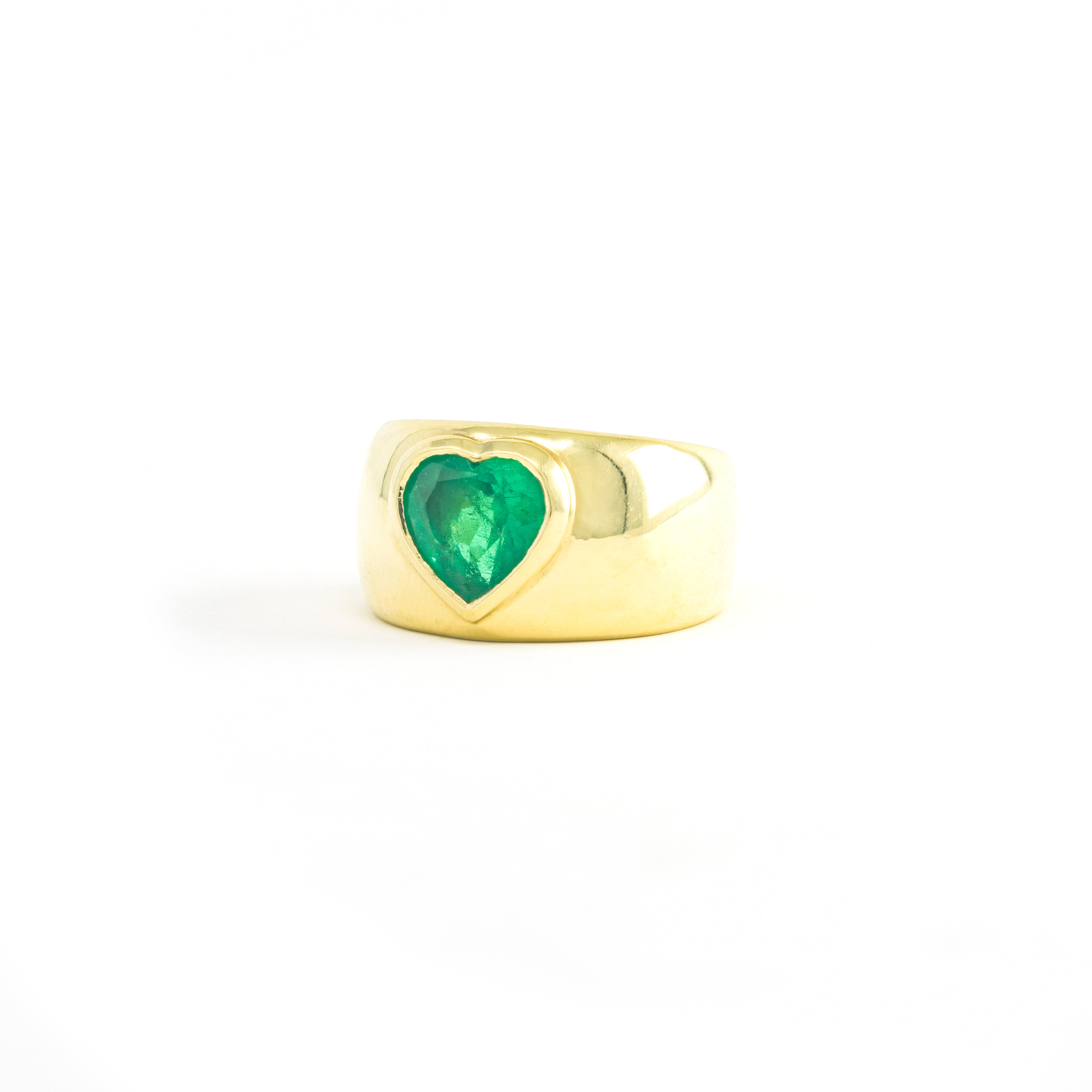 Emerald Heart Ring – Jenna Blake