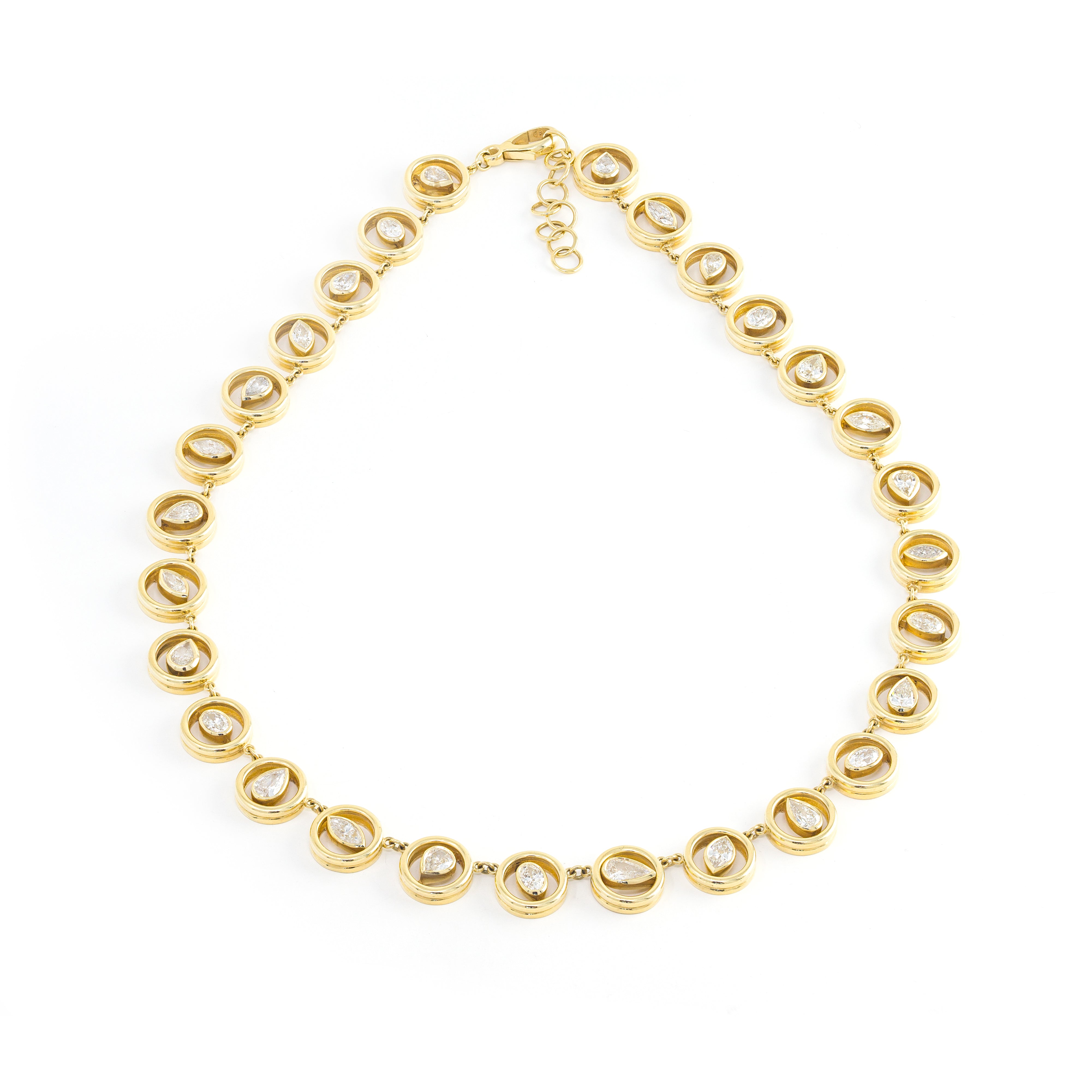 Shadow Max Mixed Diamond Necklace – Jenna Blake