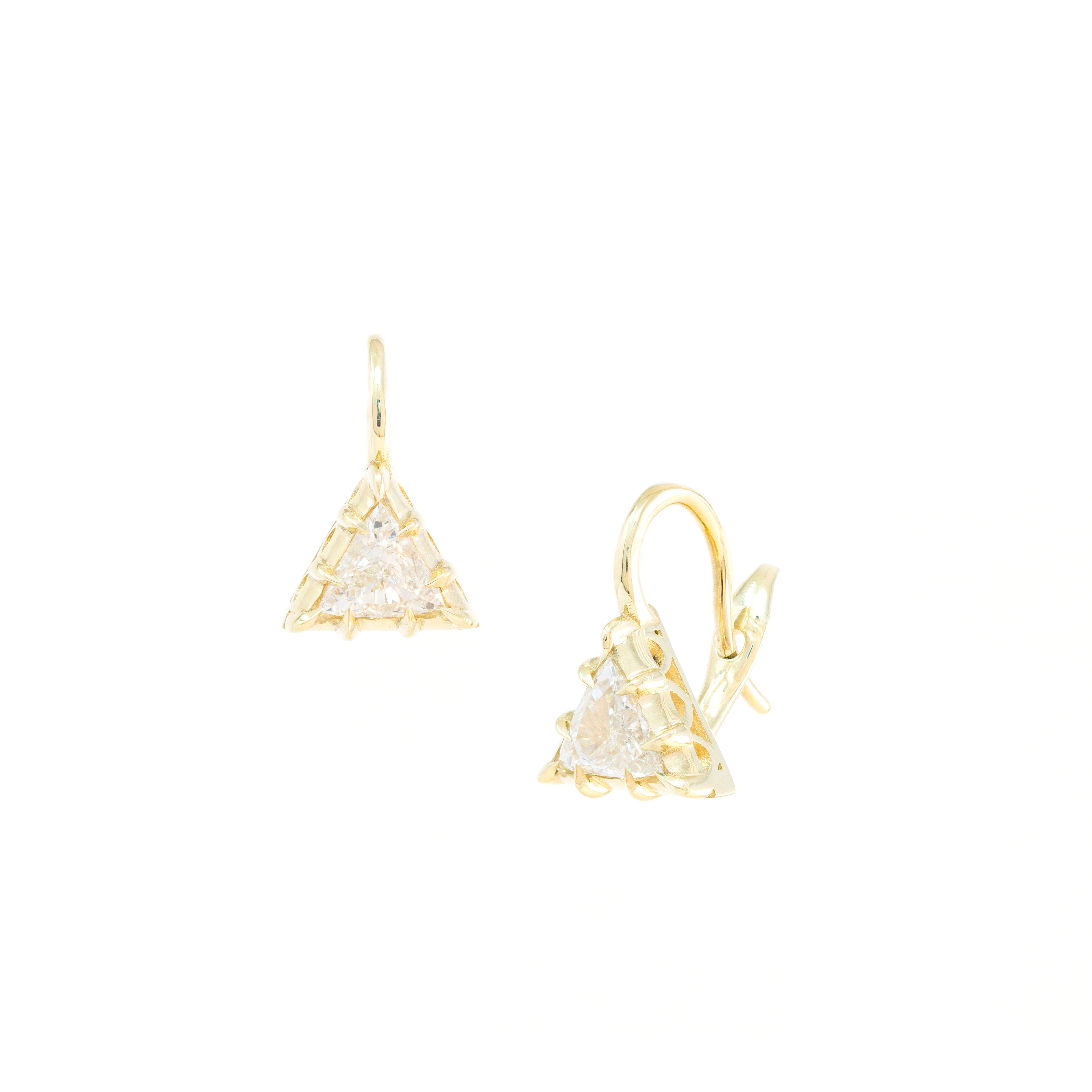 Jenna Blake Trillion Diamond Earrings
