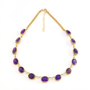 Amethyst Victorian Necklace